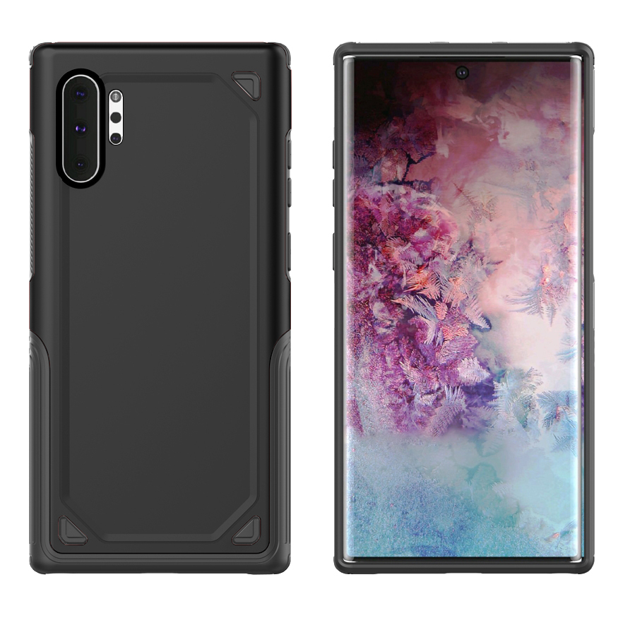 Hybrid Guard Shockproof Case for Samsung Galaxy Note 10+ (Black)